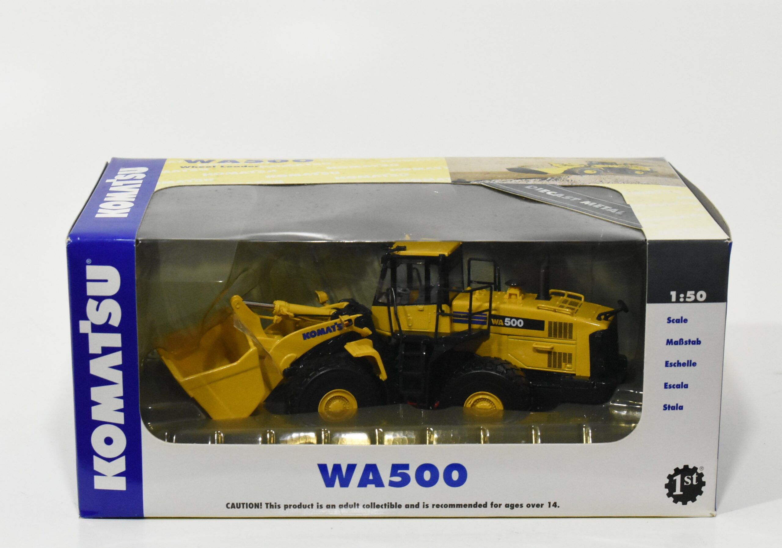1/50 Komatsu WA500 Wheel Loader - Dalton's Farm Toys