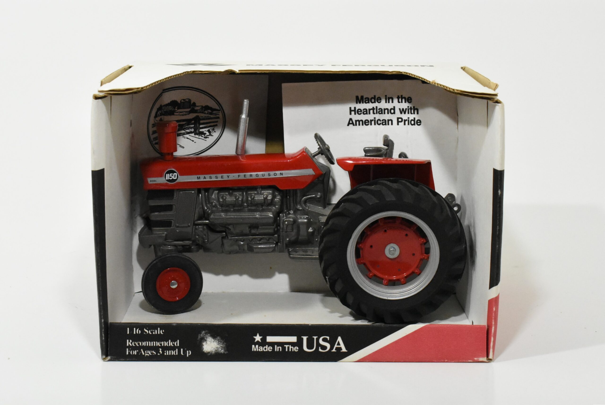 1/16 Massey Ferguson 1150 Tractor With Wide Front - Dalton's Farm Toys