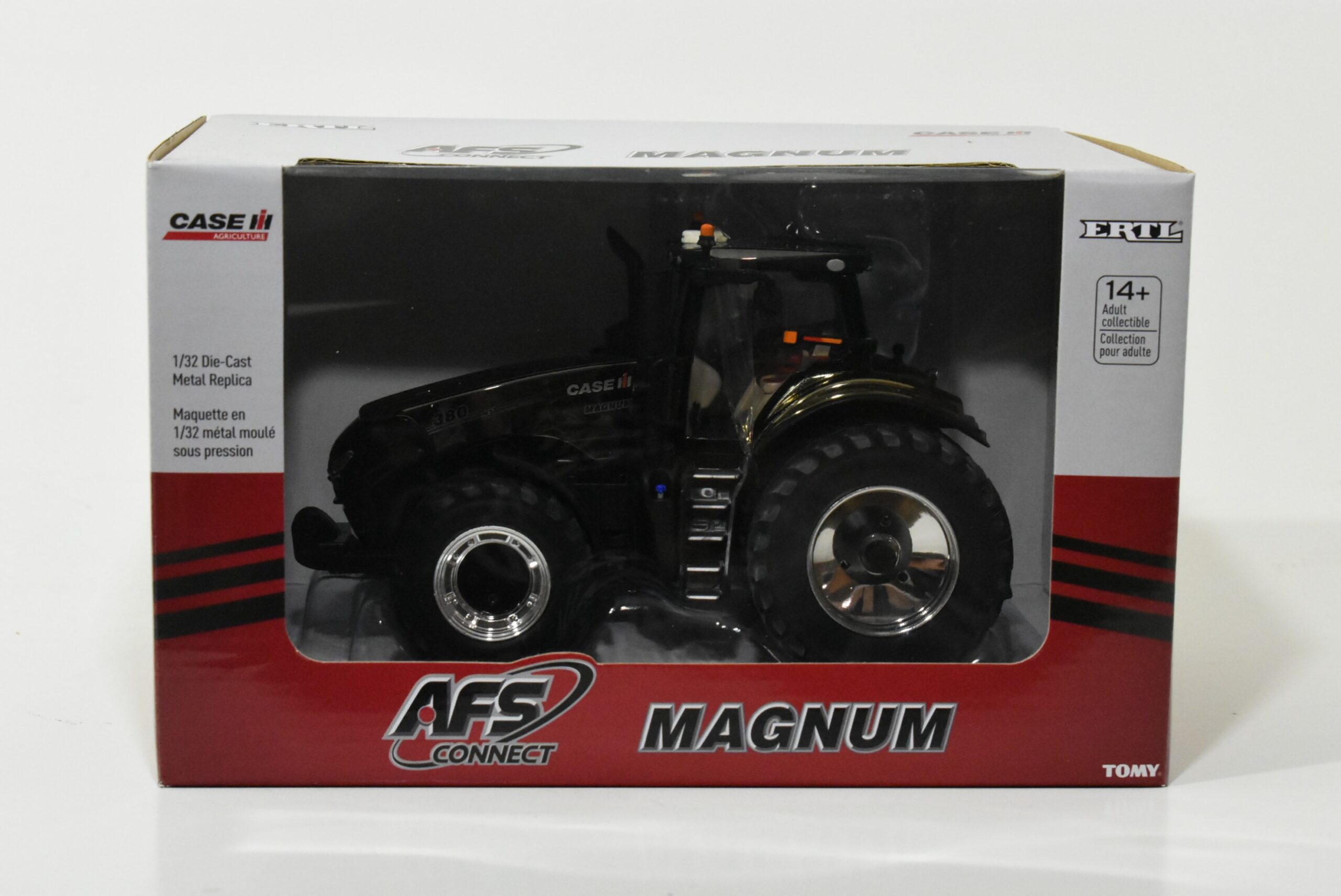 1/32 Case IH Magnum 380 AFS Connect Tractor With Duals On Front & Rear, Gold - Dalton's Farm Toys