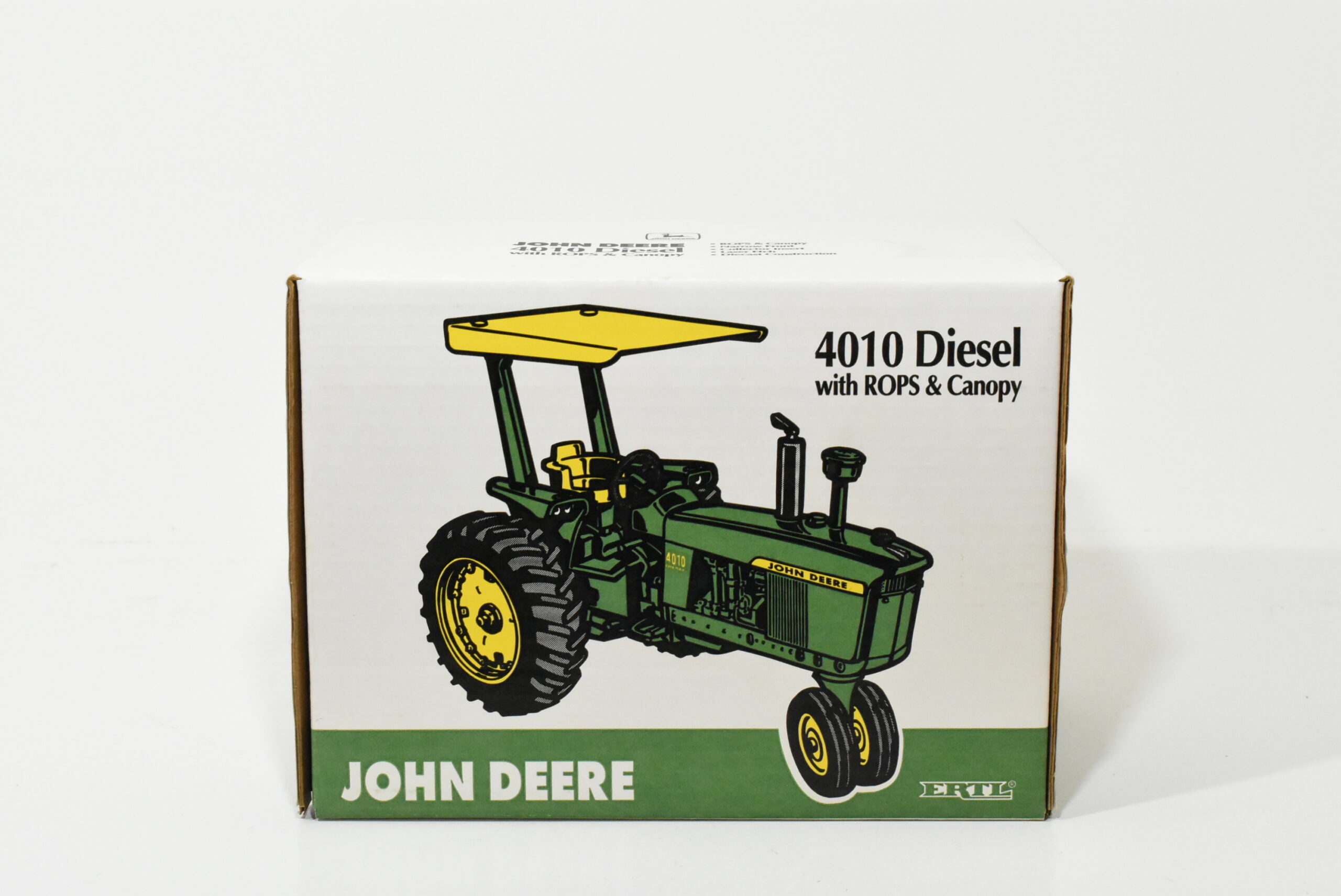 1/16 John Deere 4010 Narrow Front Diesel Tractor With ROPS & Canopy ...