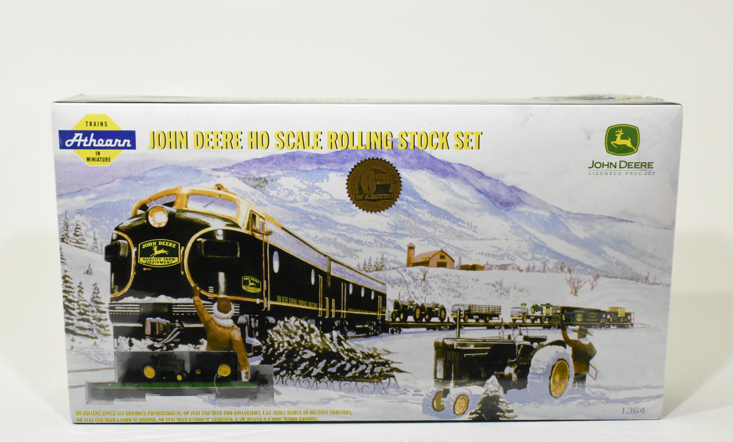 1/87 John Deere HO Scale Rolling Stock Train Set With Two Series 60 ...