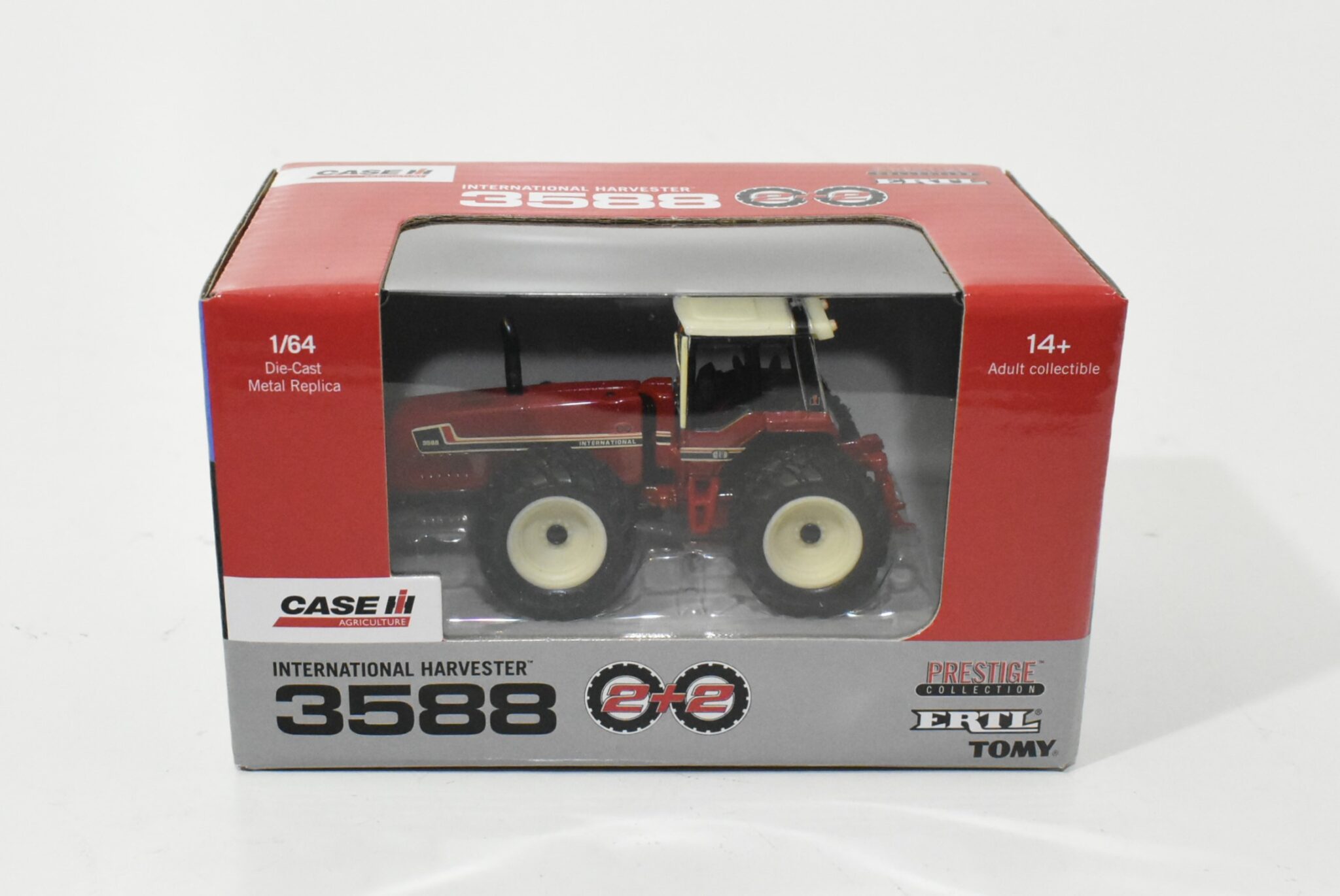 1/64 International Harvester 3588 2+2 Tractor With Duals On Front & Rear, White Rims - Dalton's ...