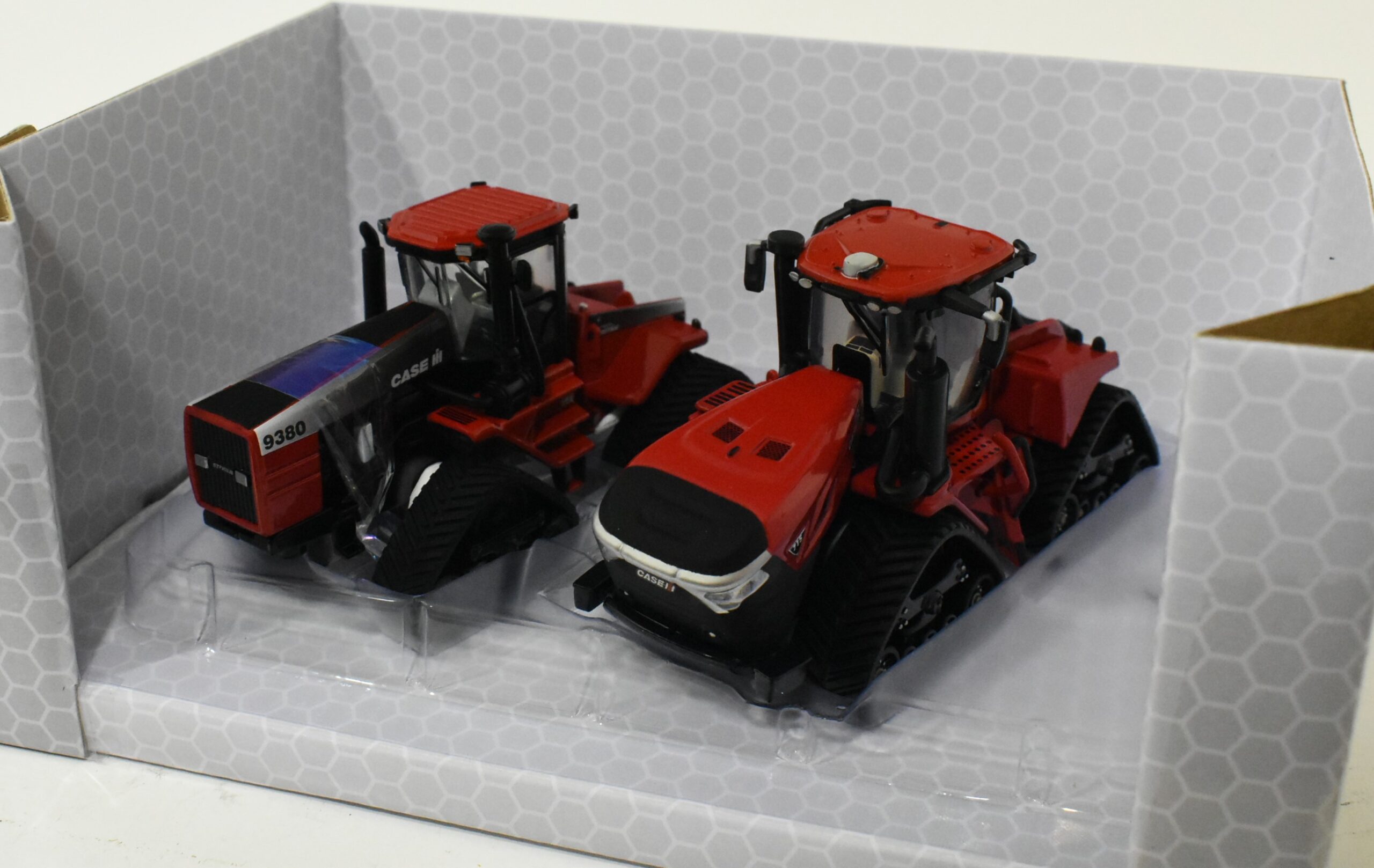 1/64 Case IH 9380 Quadtrac Tractor & 715 Quadtrac Set, Prestige Edition - Dalton's Farm Toys