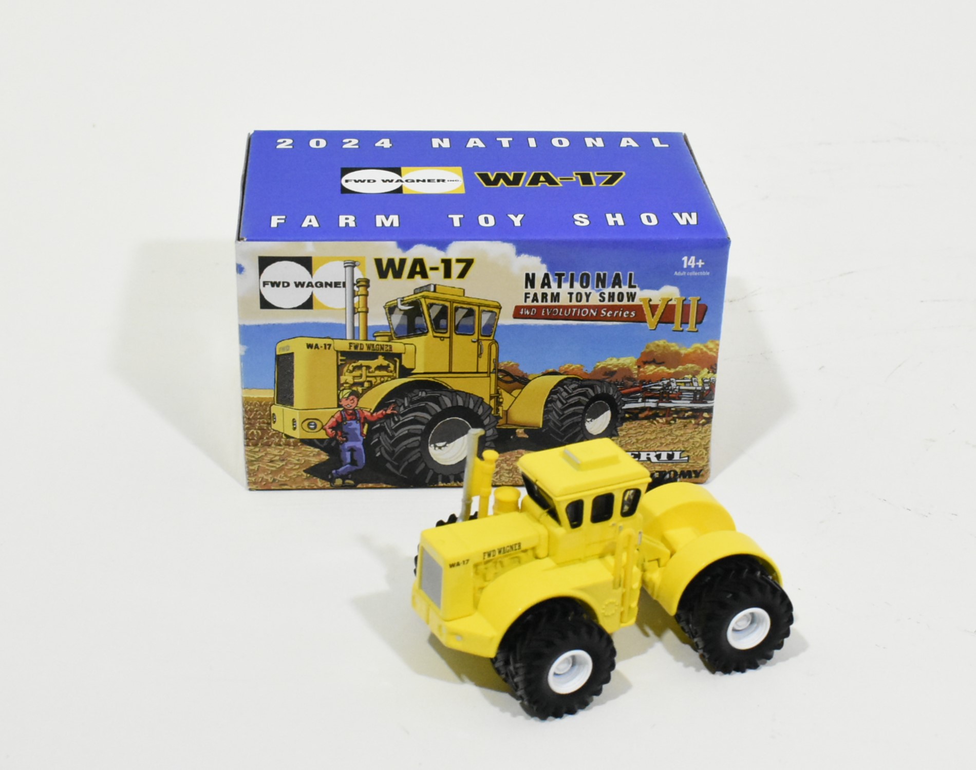1/64 Wagner WA-17 4wd Tractor With Duals, 2024 National Farm Toy Show ...