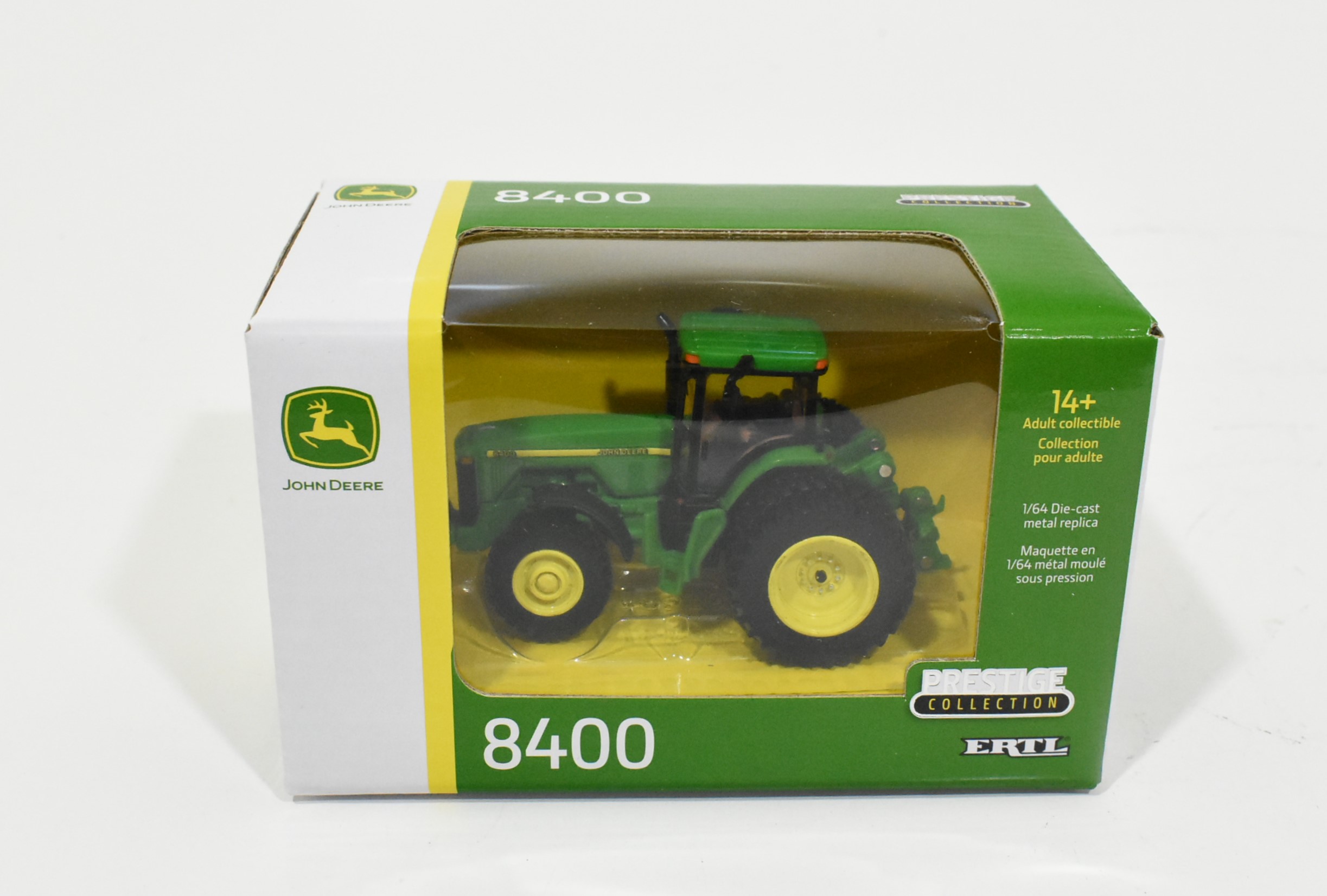 1/64 John Deere 8400 Tractor With Front Wheel Assist & Duals, Prestige ...