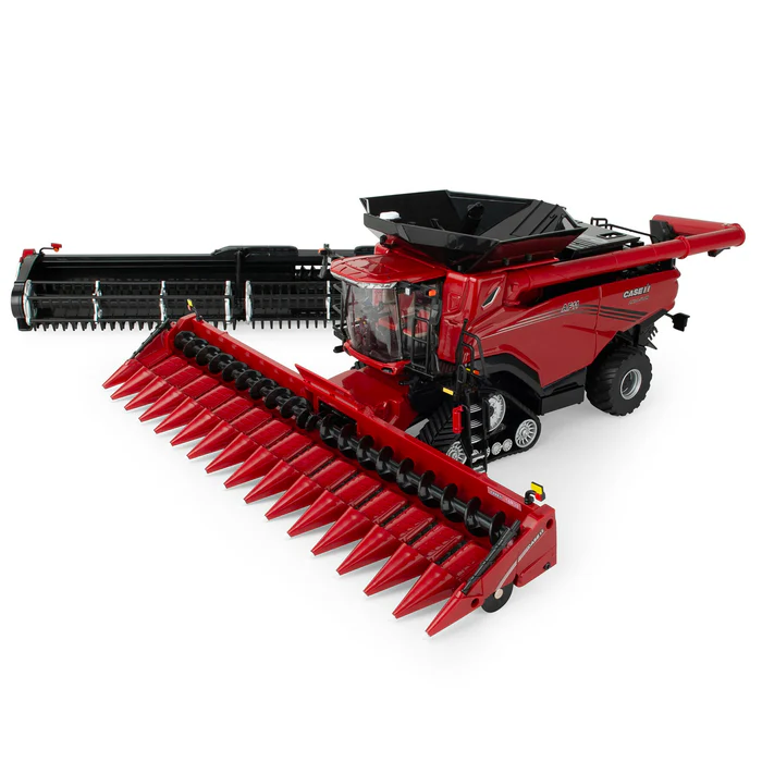 1/32 Case IH AF11 Combine With Tracks, Draper Head & 16 Row Corn Head ...