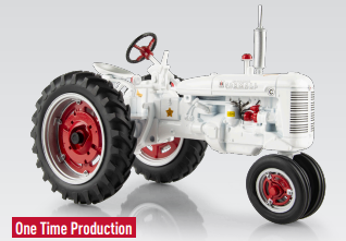 1/16 International Harvester Farmall C White Demonstrator With Narrow ...