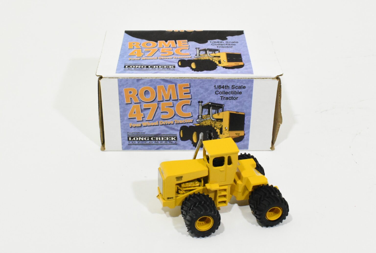 1/64 Rome 475C 4WD Tractor With Duals, Updated Version - Dalton's Farm Toys