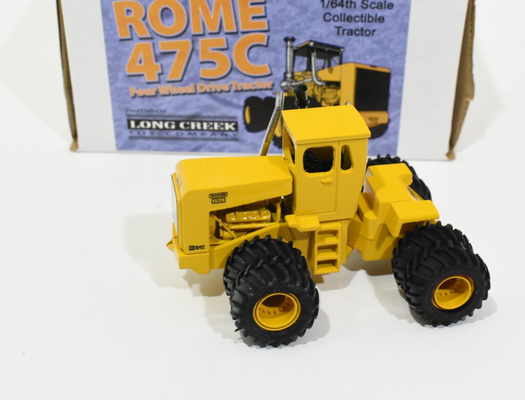 1/64 Rome 475C 4WD Tractor With Duals, Updated Version - Dalton's Farm Toys