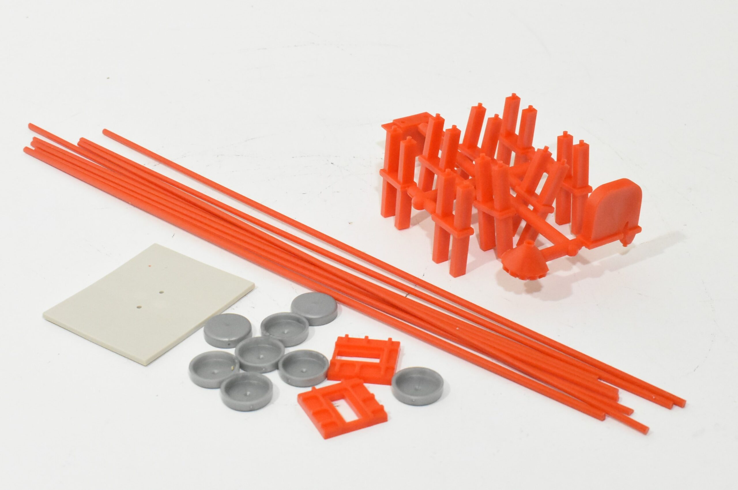 1/64 Grain Leg With Downspouts Etc, Orange - Dalton's Farm Toys