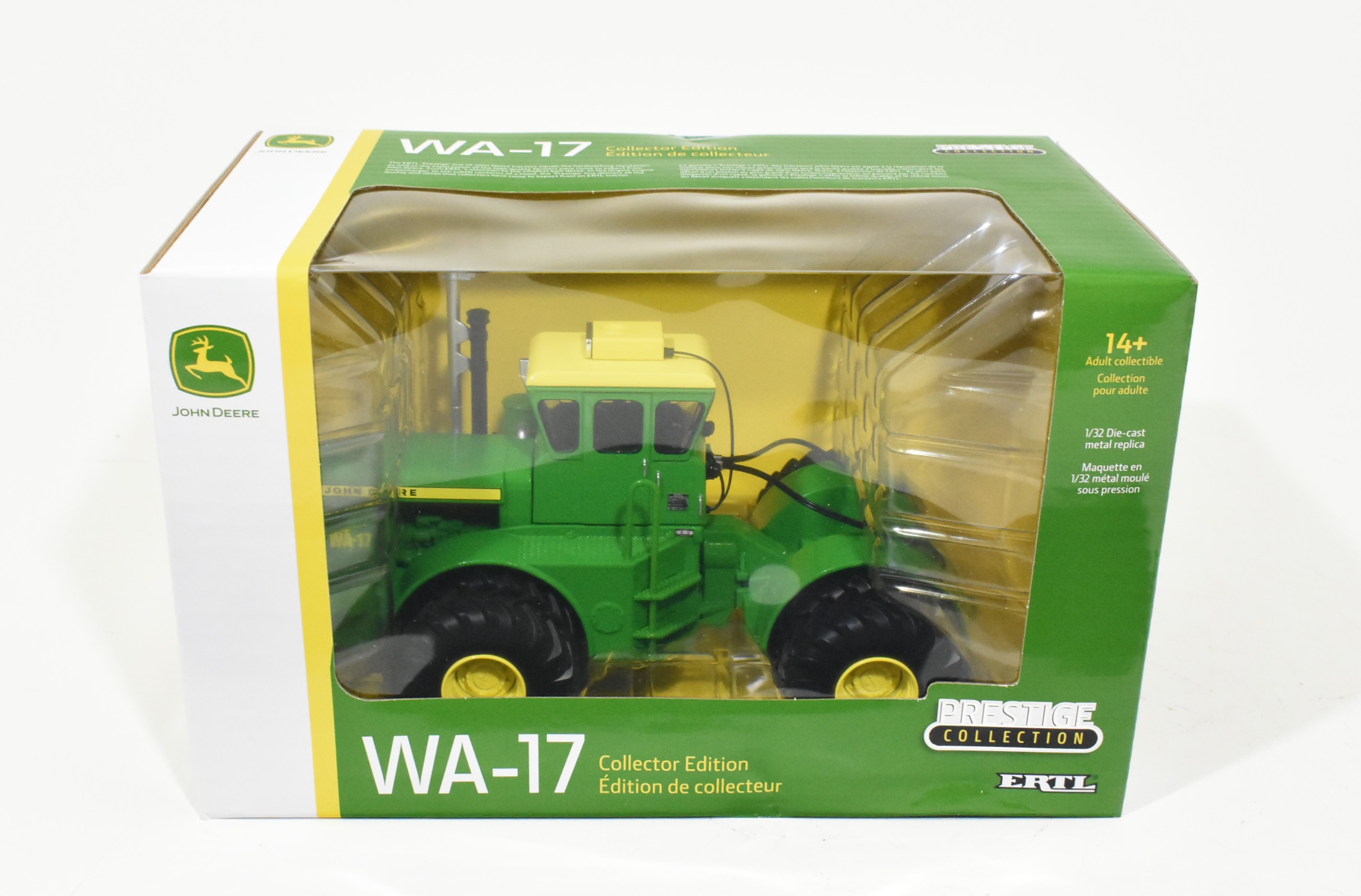 1/32 John Deere WA-17 4wd Tractor With Cab & Duals, Prestige Edition ...
