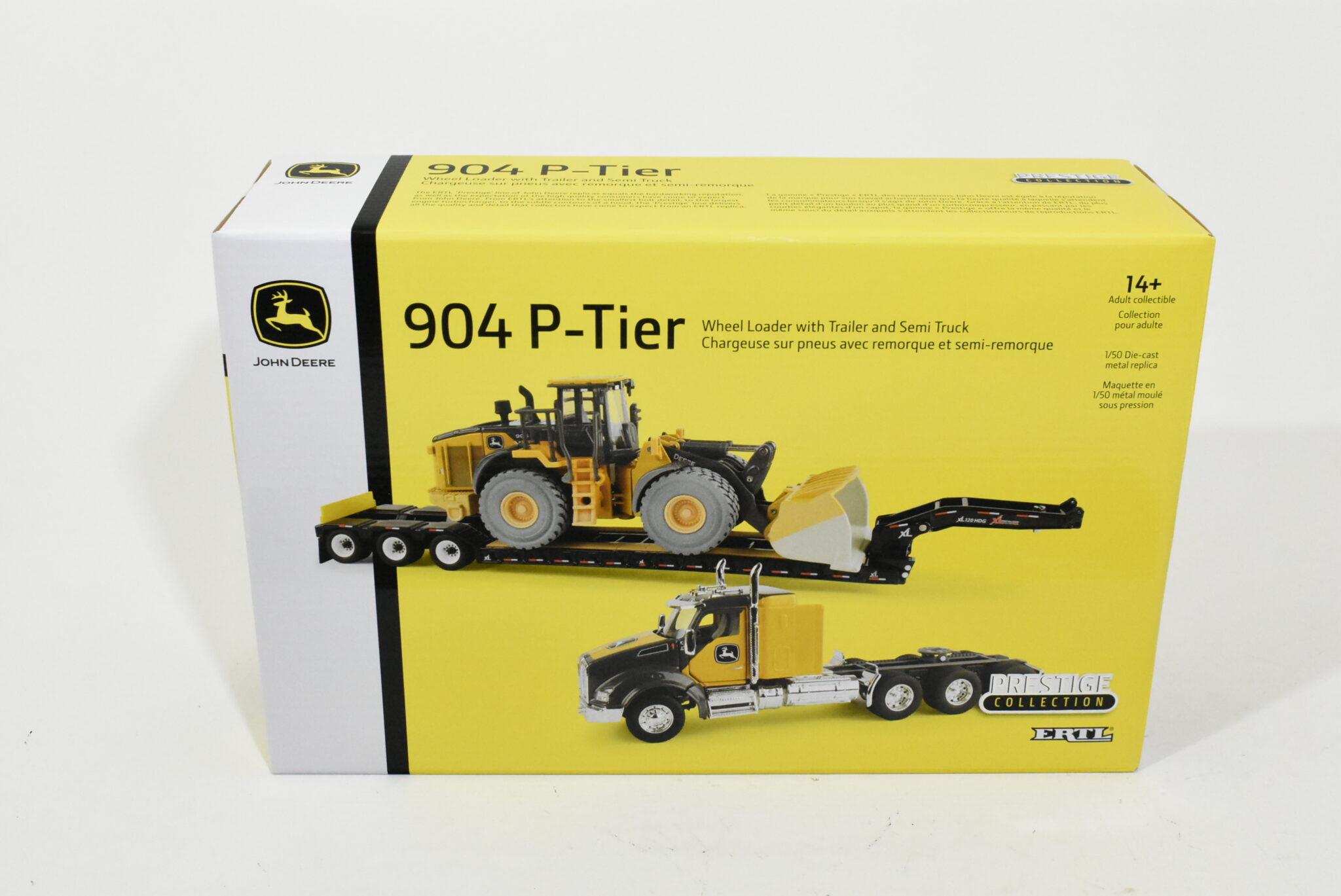 1/50 John Deere 904 P-Tier Wheel Loader with Kenworth T-880 Semi and ...