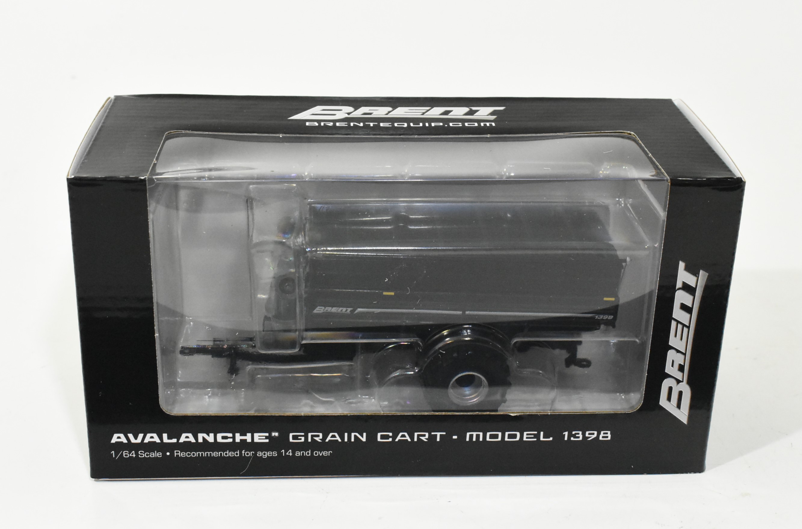 1/64 Brent 1398 Grain Cart Auger Wagon With Flotation Tires, Black ...