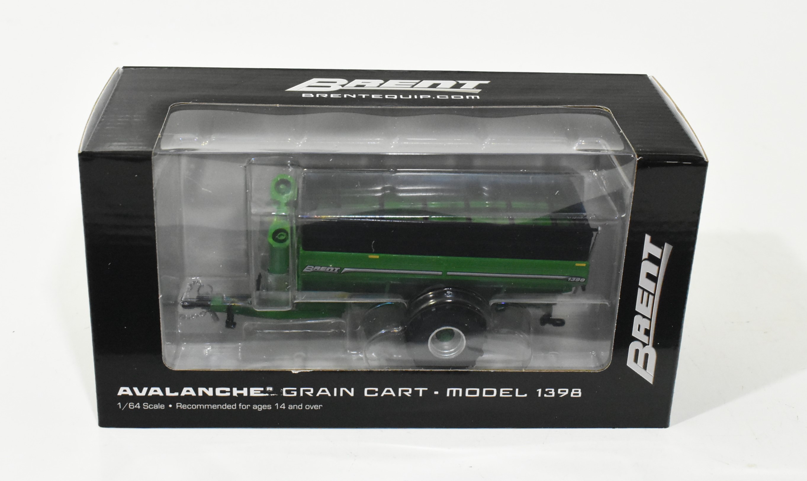 1/64 Brent 1398 Grain Cart Auger Wagon With Flotation Tires, Green ...