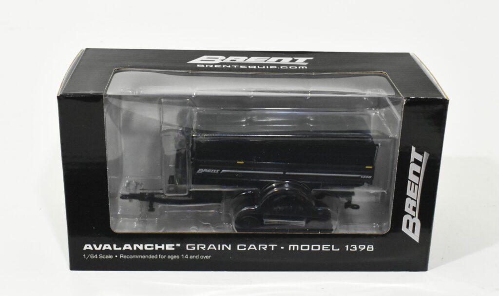 1/64 Brent 1398 Grain Cart Auger Wagon With Equalizer Tracks, Black ...