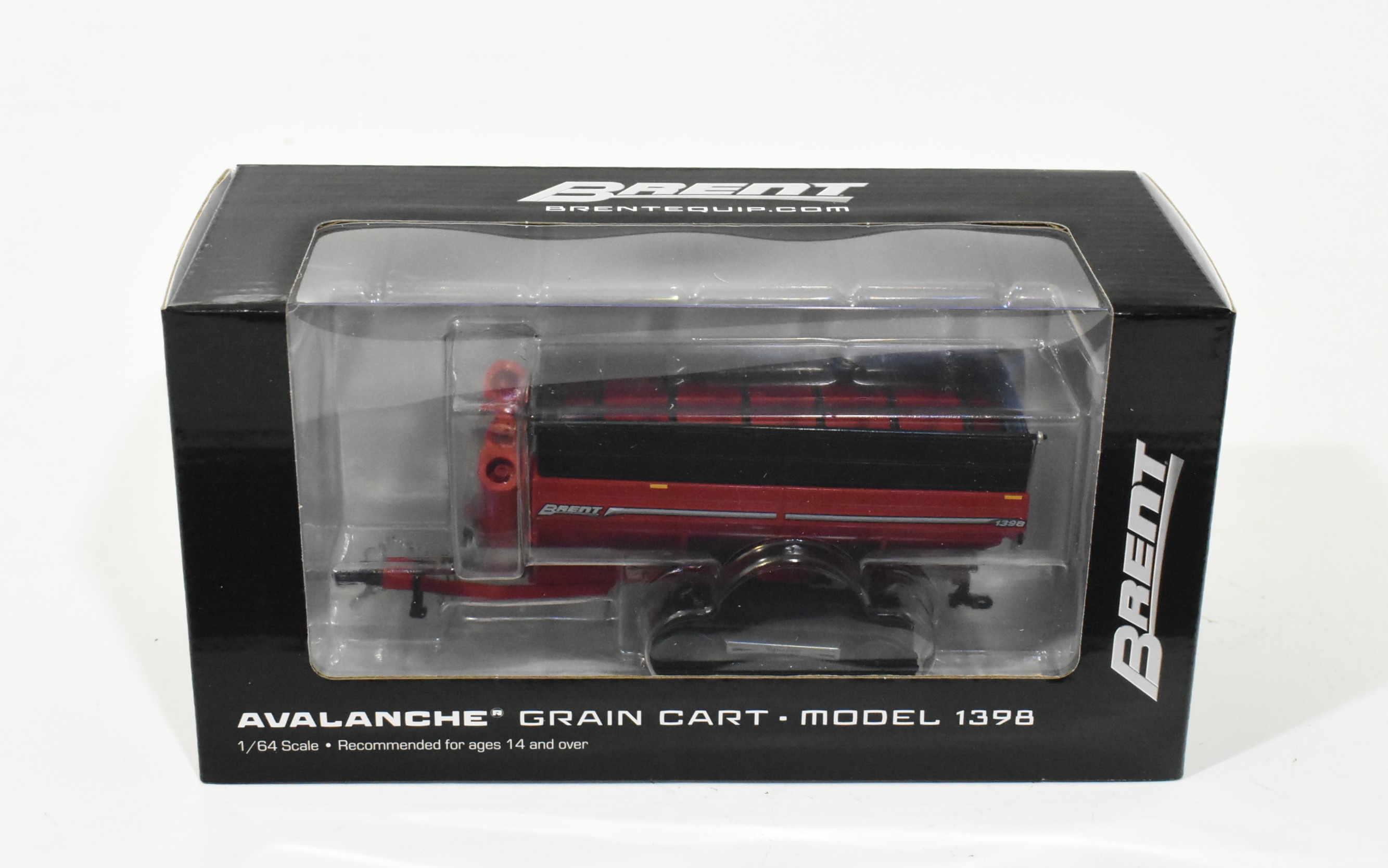 1/64 Brent 1398 Grain Cart Auger Wagon With Equalizer Tracks, Red ...