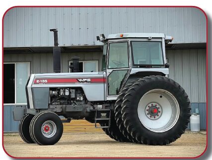 1/16 White 2-135 Red Stripe Tractor With Duals, 2026 Lafayette Toy Show ...