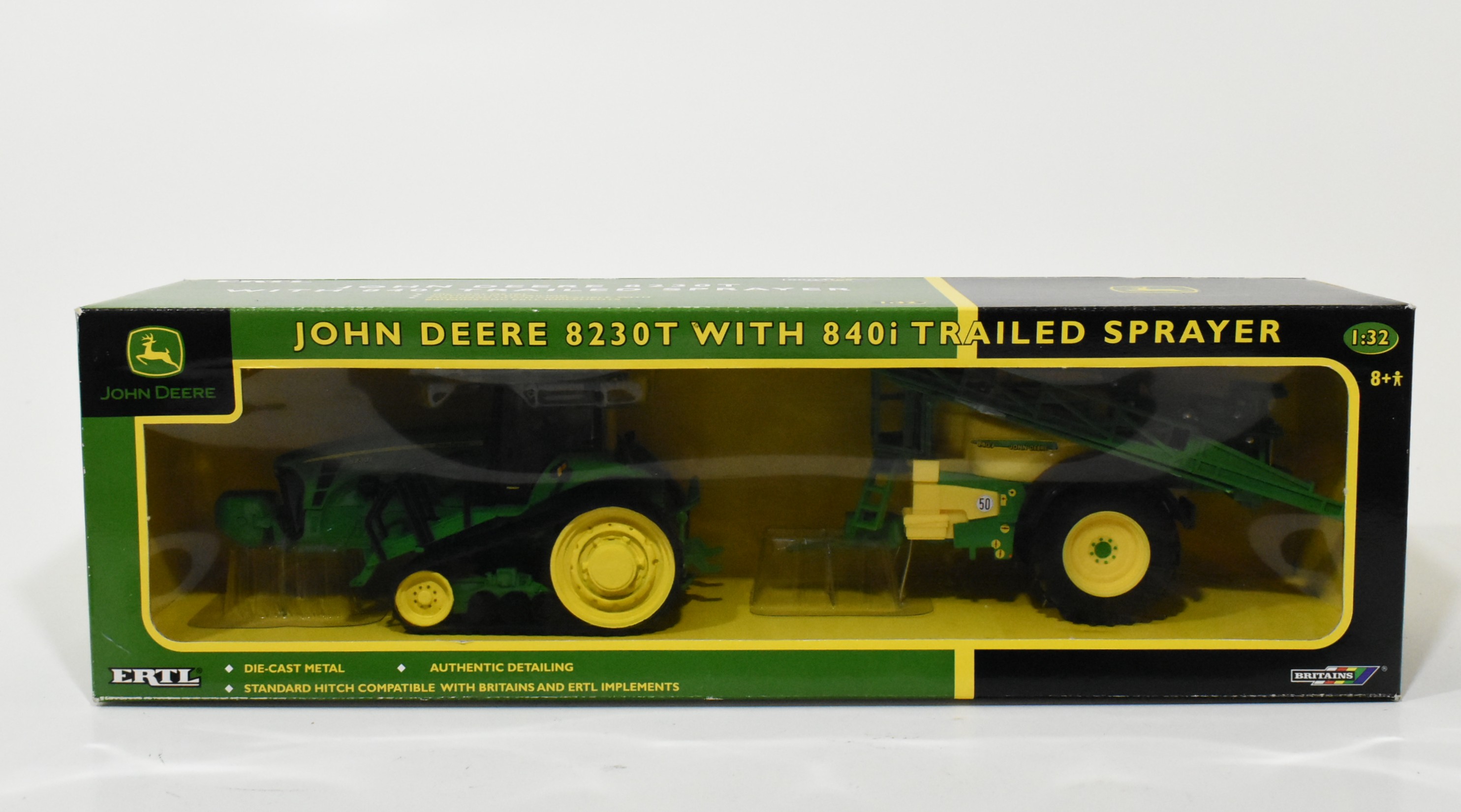 1/32 John Deere 8230T Tractor With 840i Trailed Sprayer - Dalton's Farm ...