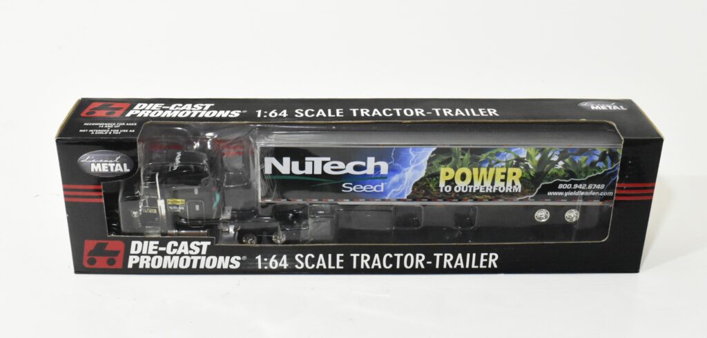 1/64 NuTech Seed Peterbilt 379 Semi With Van Trailer, DCP - Dalton's ...