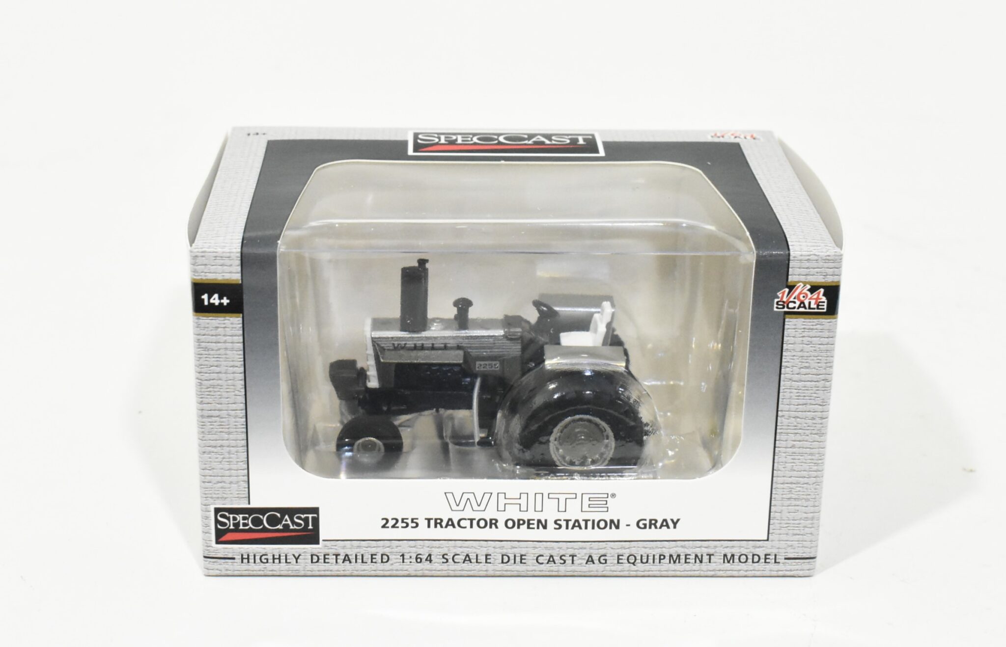 1/64 White 2255 Open Station Tractor, Grey - Dalton's Farm Toys