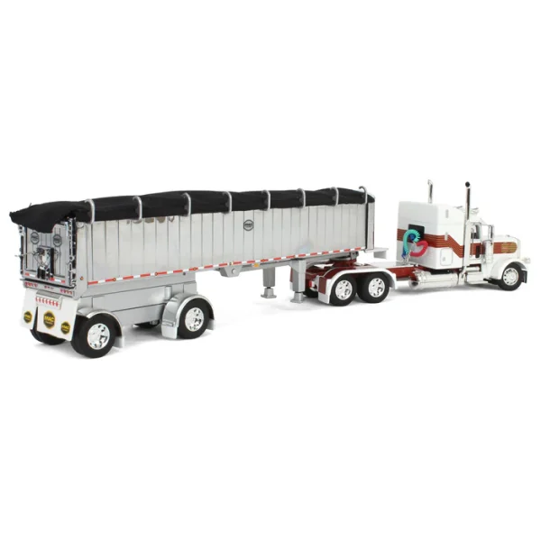 1/64 Peterbilt 389 With MAC Coal End Spread Axle End Dump Trailer, DCP ...