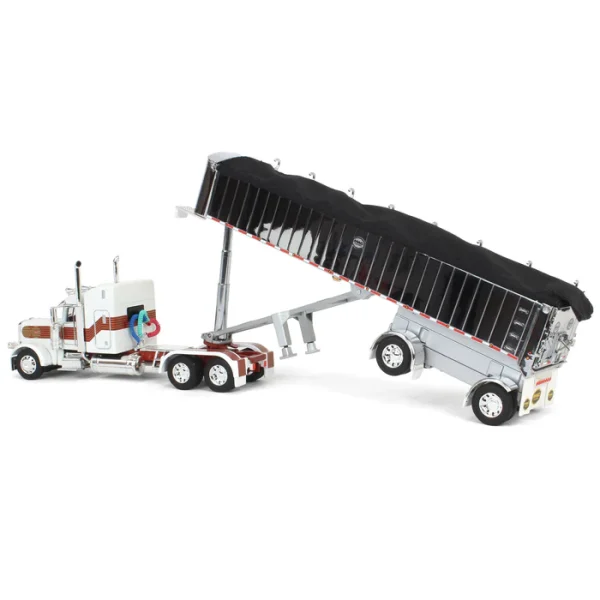 1/64 Peterbilt 389 With MAC Coal End Spread Axle End Dump Trailer, DCP ...