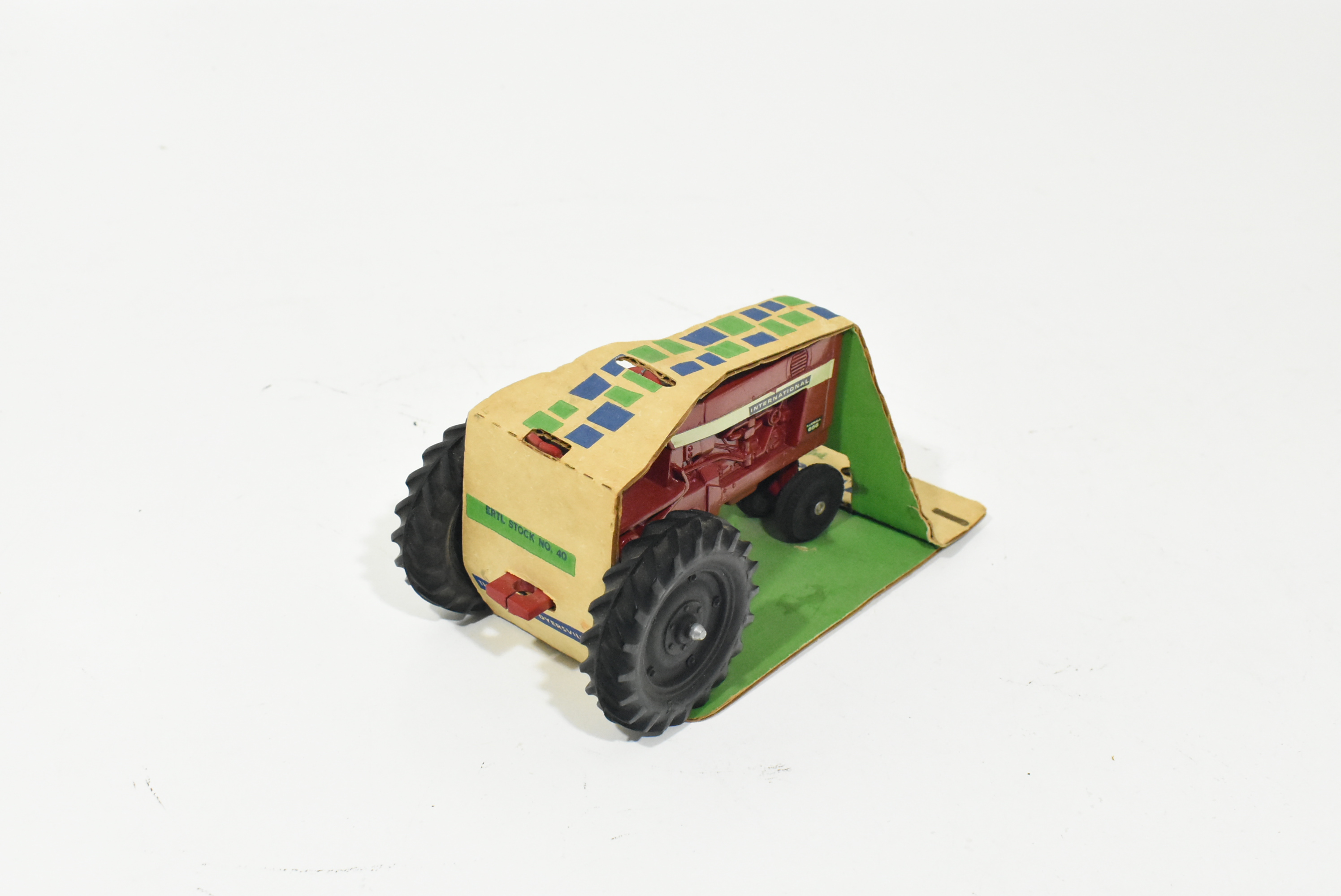 Vintage 1/32 International Harvester 656 Tractor In Mini Ertl Packaging ...