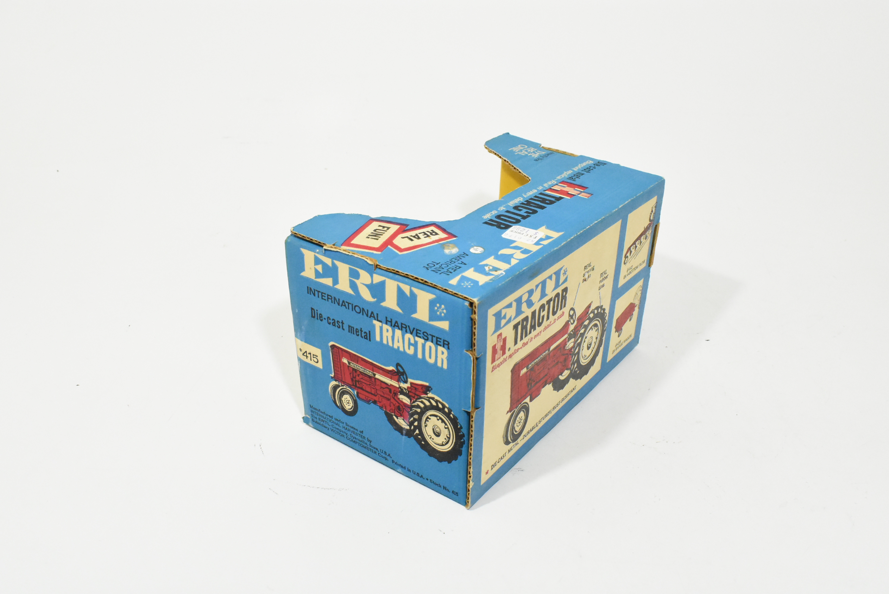 Vintage 1/16 International Harvester 544 Narrow Front Tractor In Blue ...