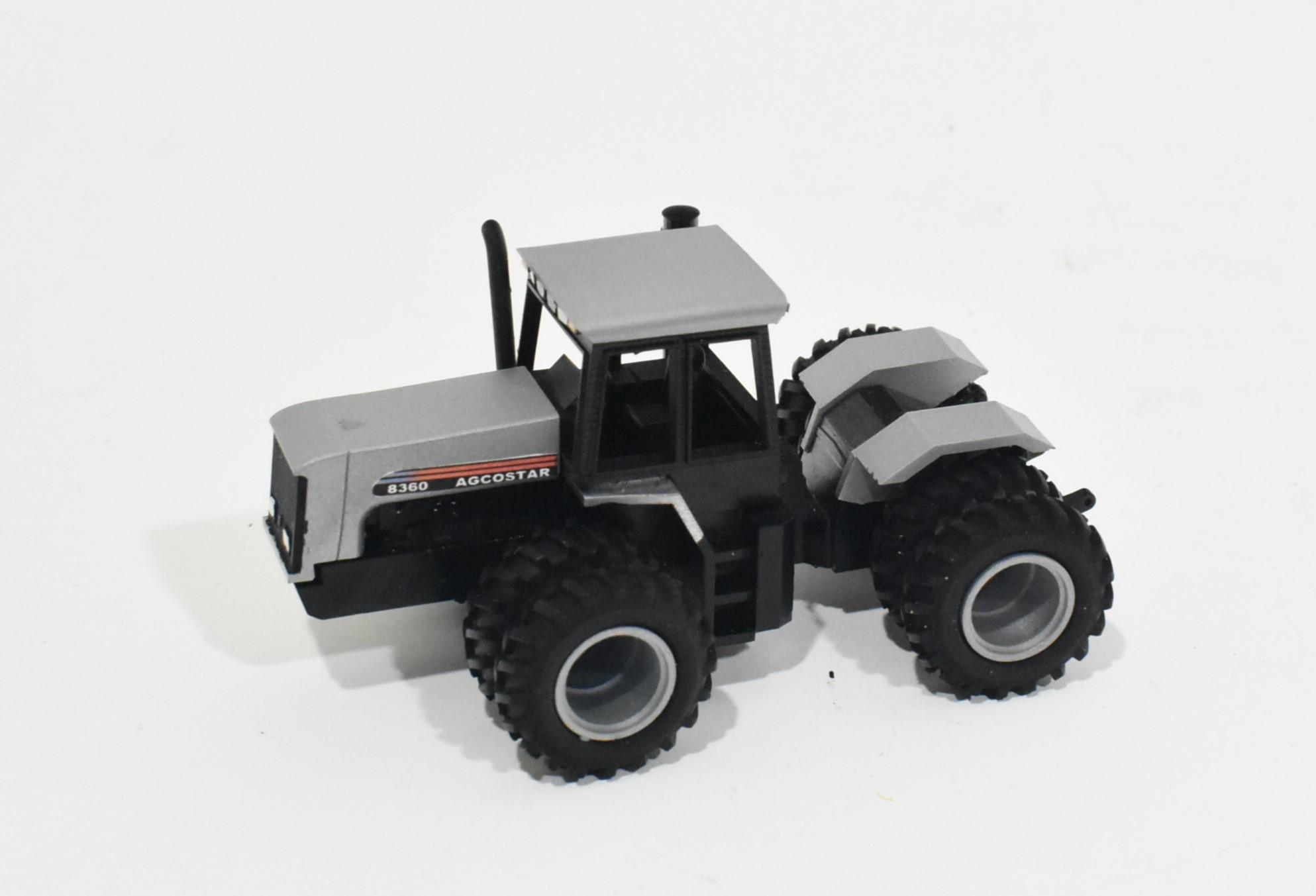 1/64 Scratch Built Silver Agcostar 8360 4wd Tractor With Duals & 3 Pt ...