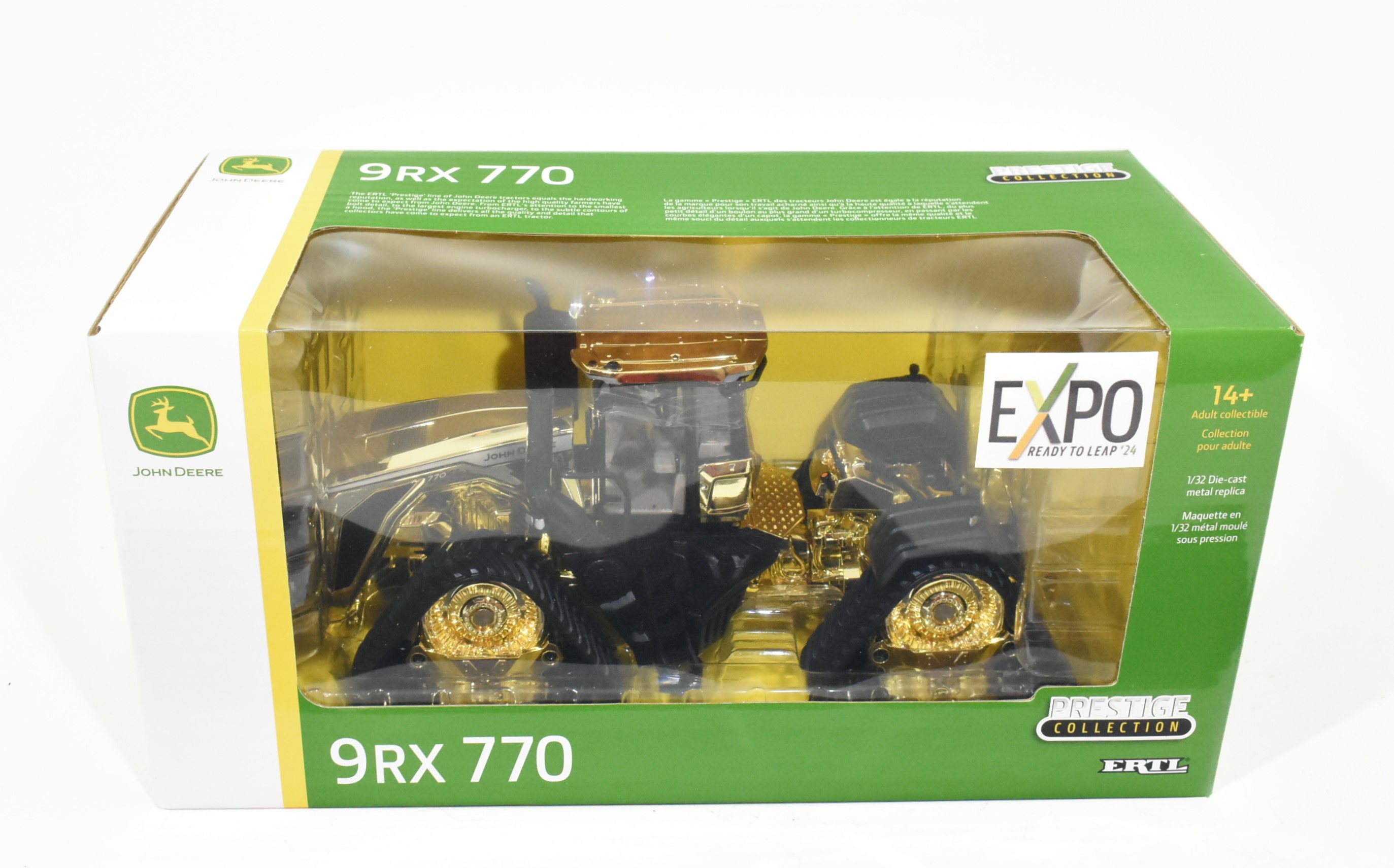 1/32 John Deere 9RX 770 Tracked Tractor, Gold Plated Expo Award ...