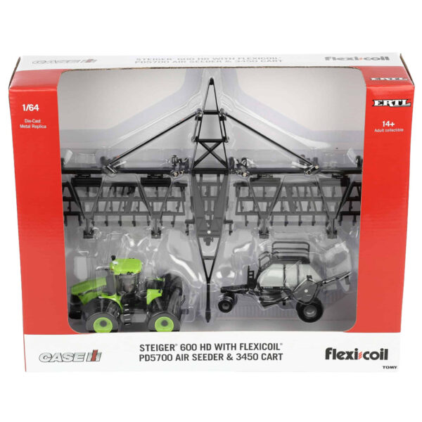 1/64 Case IH Steiger 600 HD 4wd Tractor With Flexi Coil PD5700 Air ...