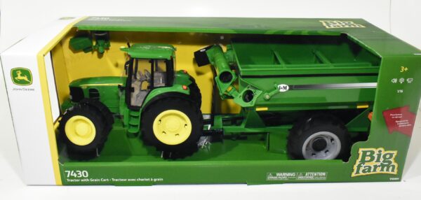 1/16 John Deere 7430 Tractor With J&M Grain Cart, Big Farm Series ...