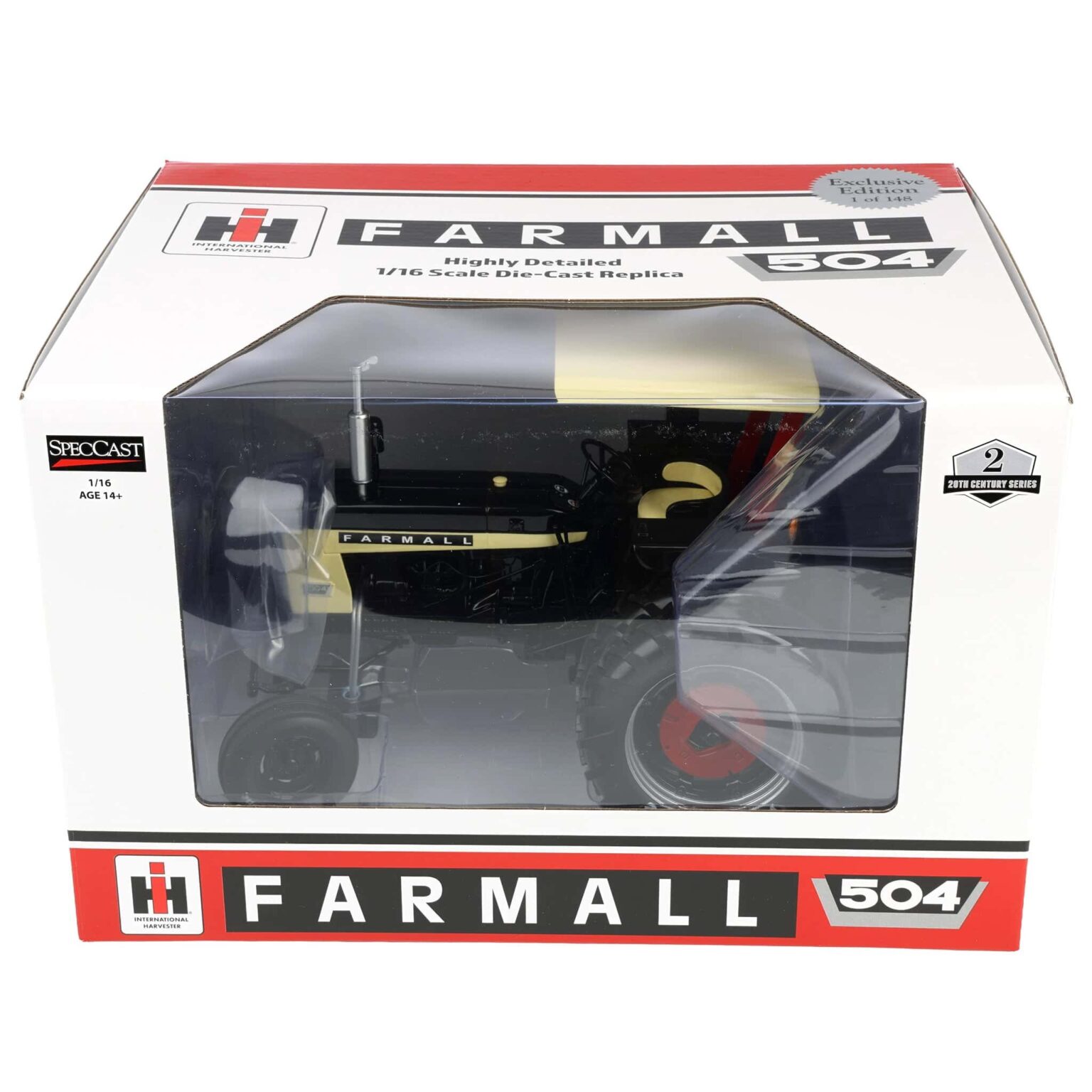 1/16 International Harvester Farmall 504 Tractor With Wide Front, Rops ...