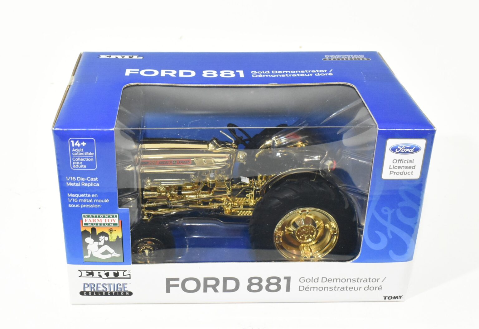 1/16 Ford 881 Gold Demonstrator Tractor, National Farm Toy Museum, Gold ...