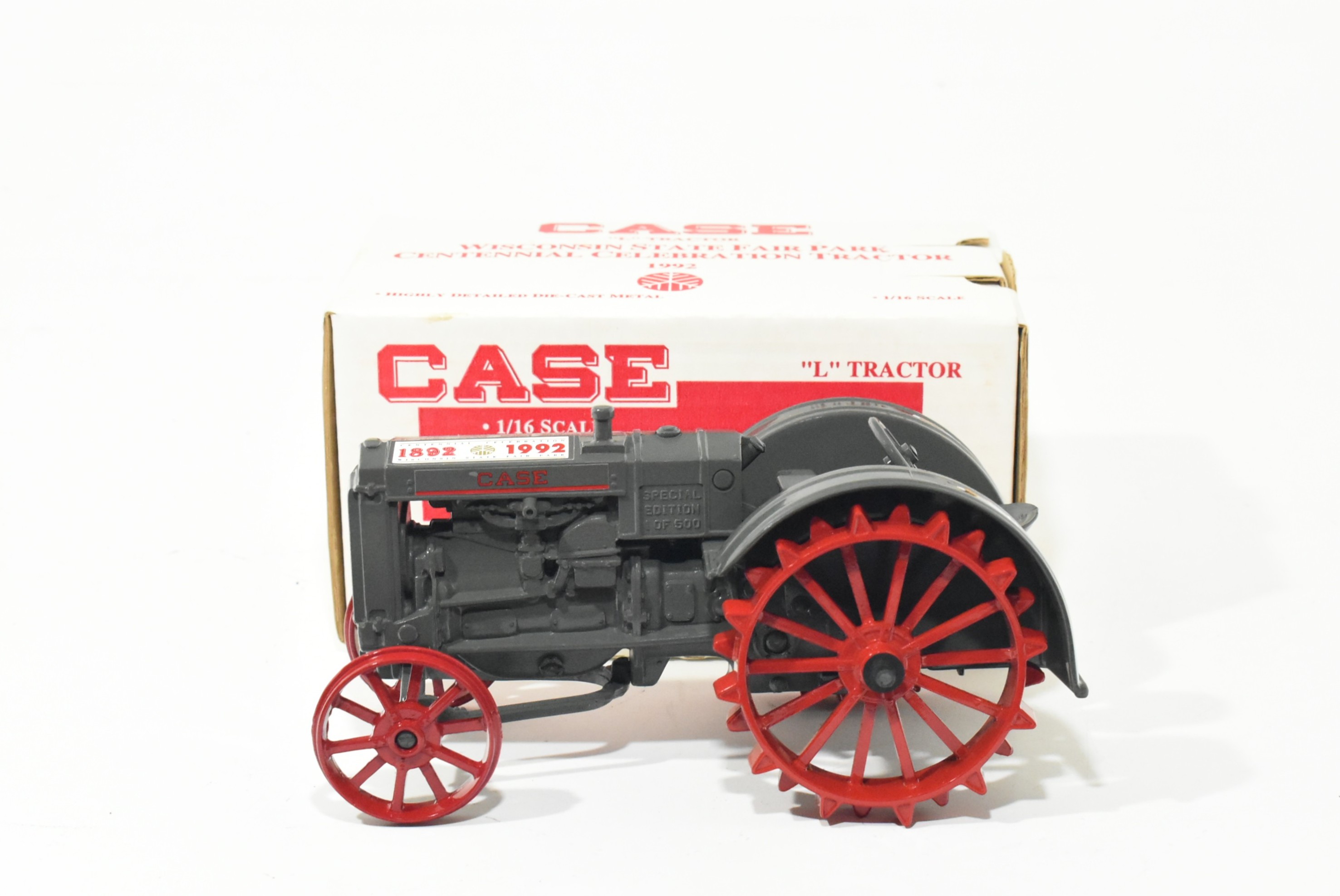 1/16 Case L Tractor With Steel Wheels, 1992 Wisconsin State Fair ...