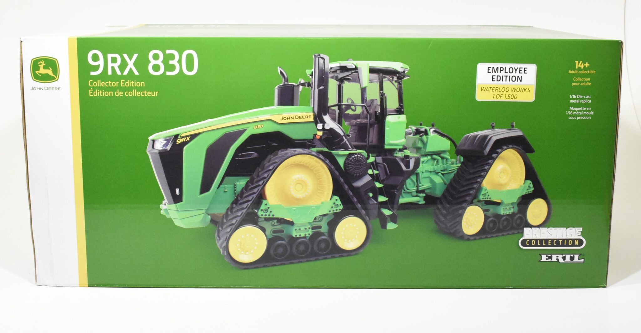 1/16 John Deere 9RX 830 Tracked Tractor, Prestige Series, Waterloo ...