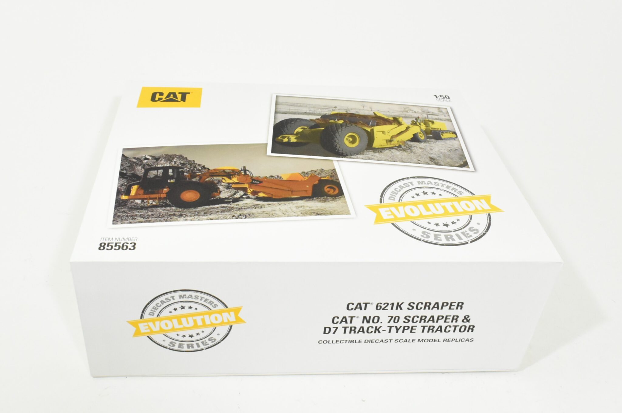 1/50 Cat 621K Scraper & D7 Dozer With No. 70 Pull Type Scraper Set ...