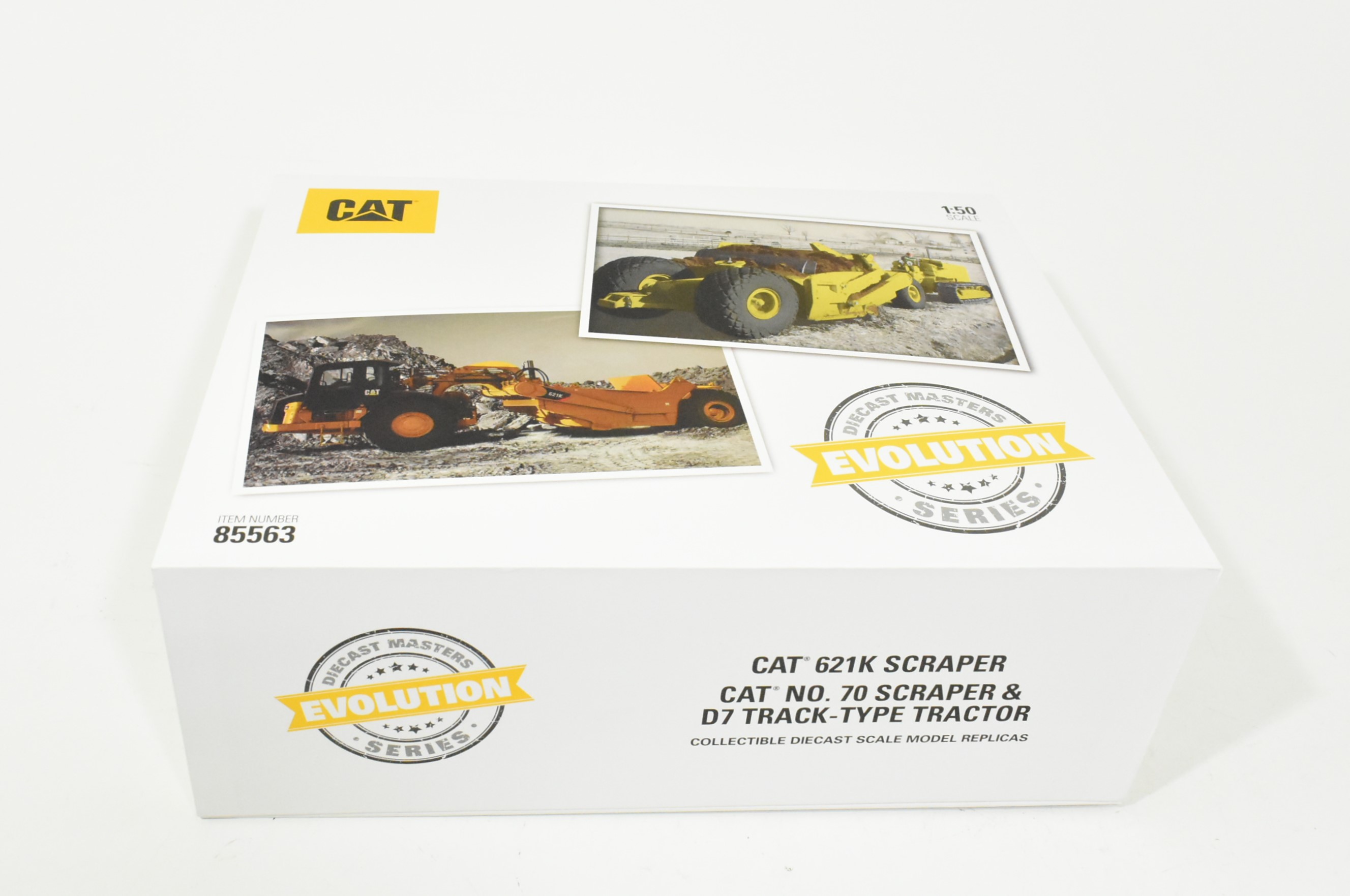1/50 Cat 621K Scraper & D7 Dozer With No. 70 Pull Type Scraper Set ...