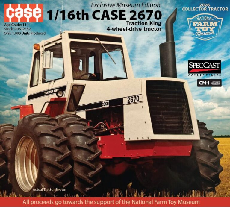 1/16 Case 2670 4wd Tractor With Duals, Highly Detailed, 2026 National ...