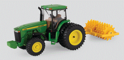 1/64 John Deere 8200 Tractor With Front Wheel Assist & Duals With ...