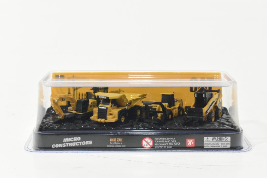 Micro Caterpillar Set With Excavator, Dump Truck, End Loader, Skid ...