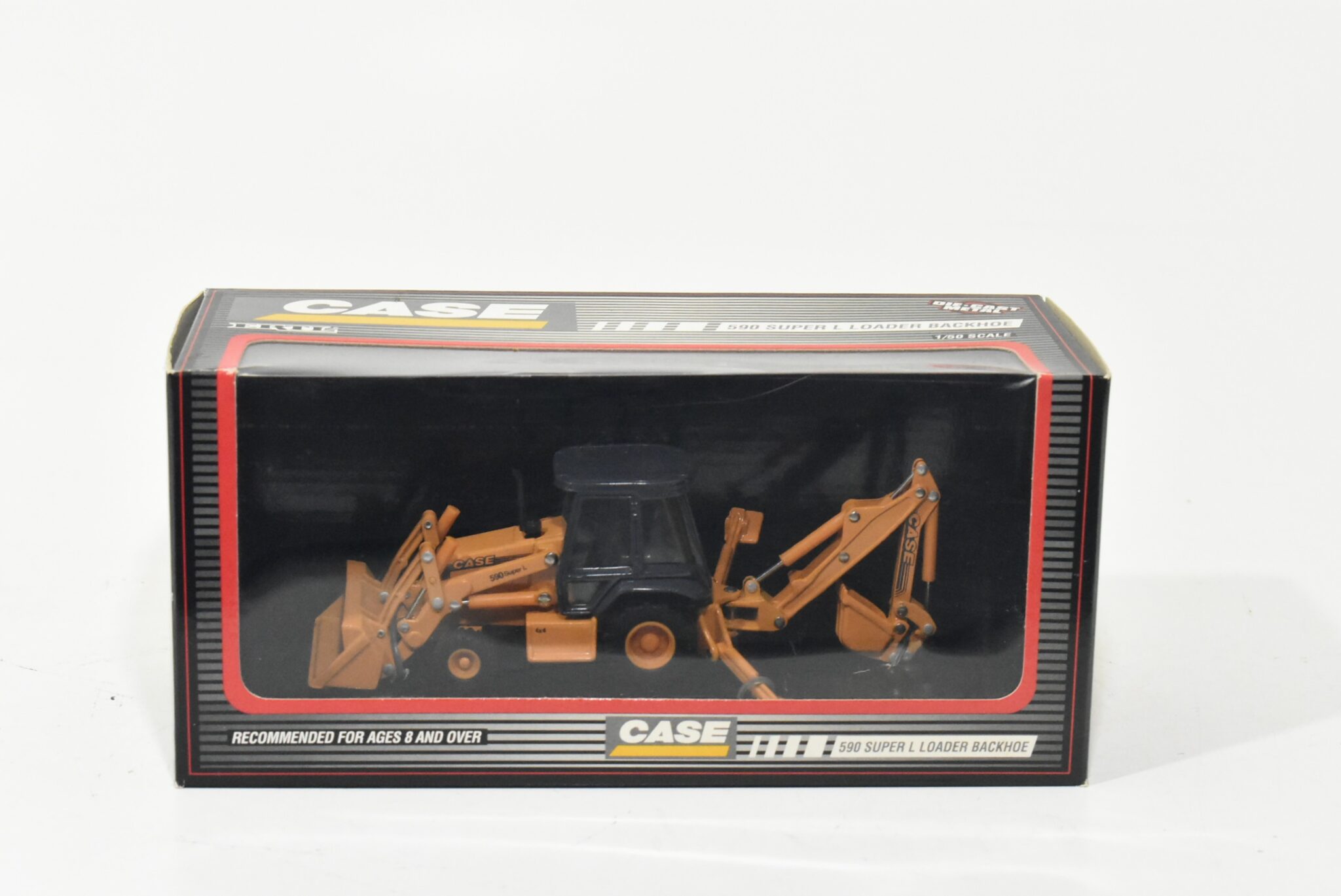 1/50 Case 590 Super L Backhoe Loader - Dalton's Farm Toys